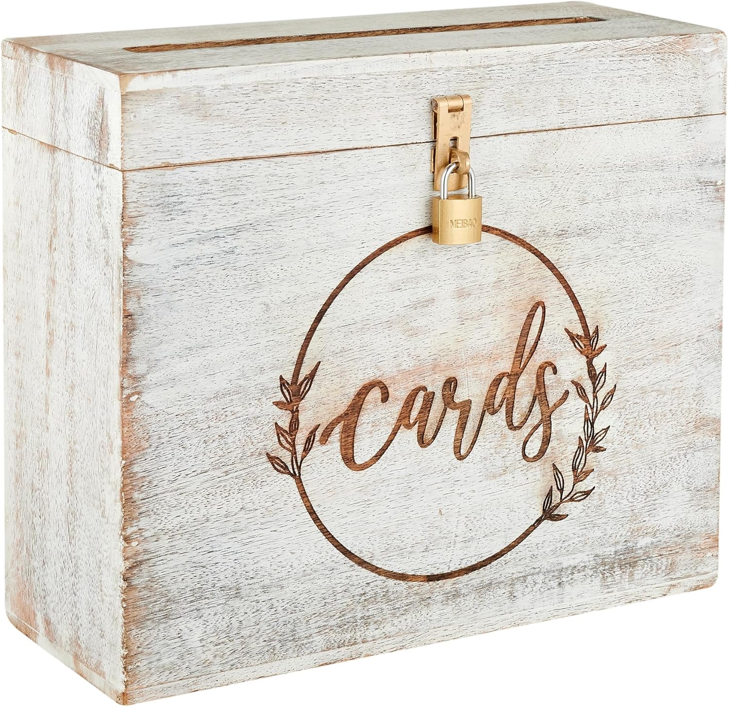 Amazon.com: Eximious India Wedding Card Box with Card Slit and Lock 12 ...