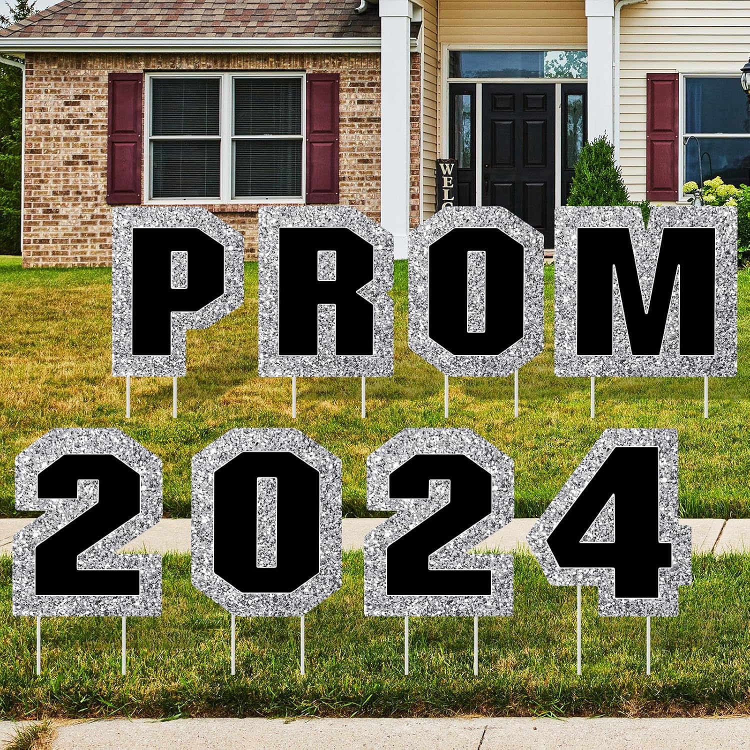 Amazon.com : Amyhill 8 Pcs Large Prom 2024 Graduation Yard Signs, 15x15 ...