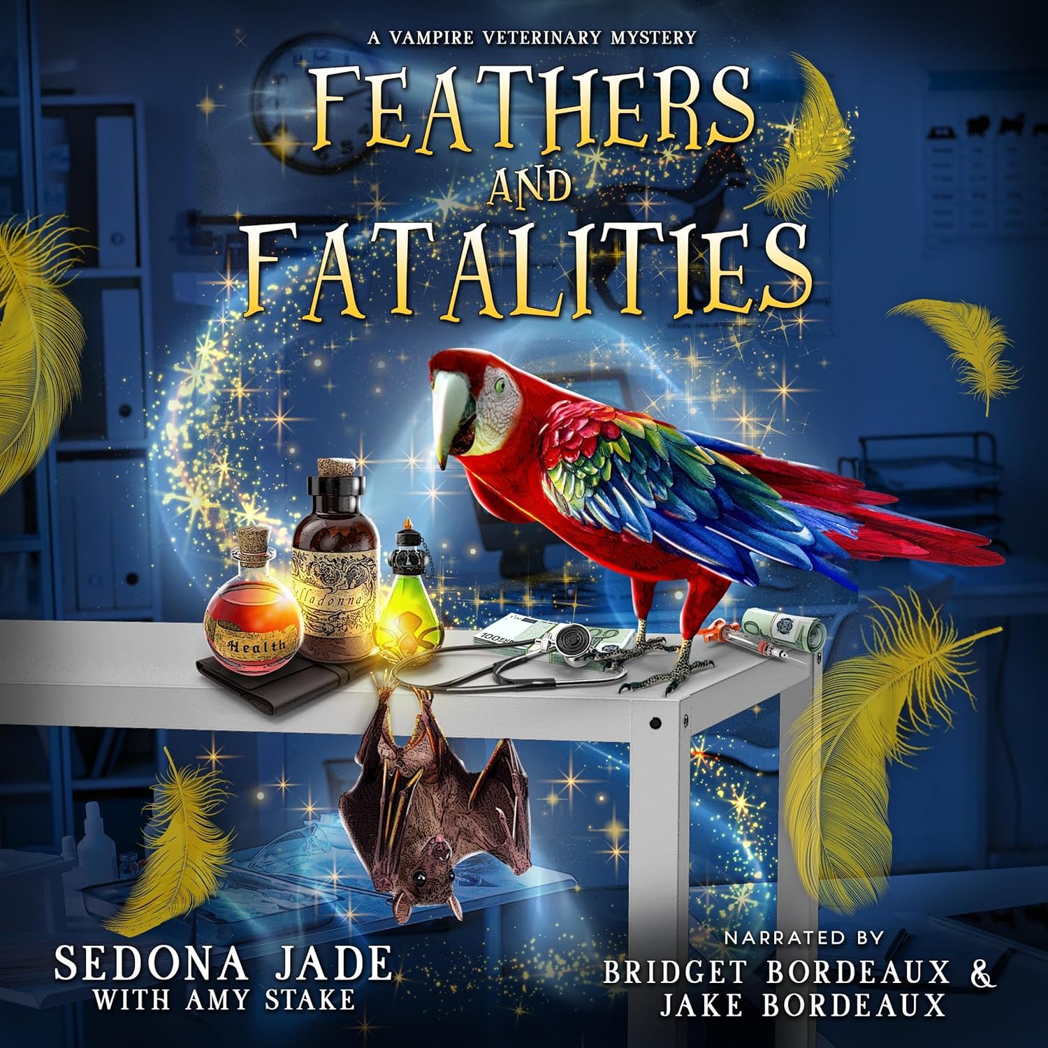 Amazon.com: Feathers and Fatalities: A Vampire Veterinary Mystery, Book ...