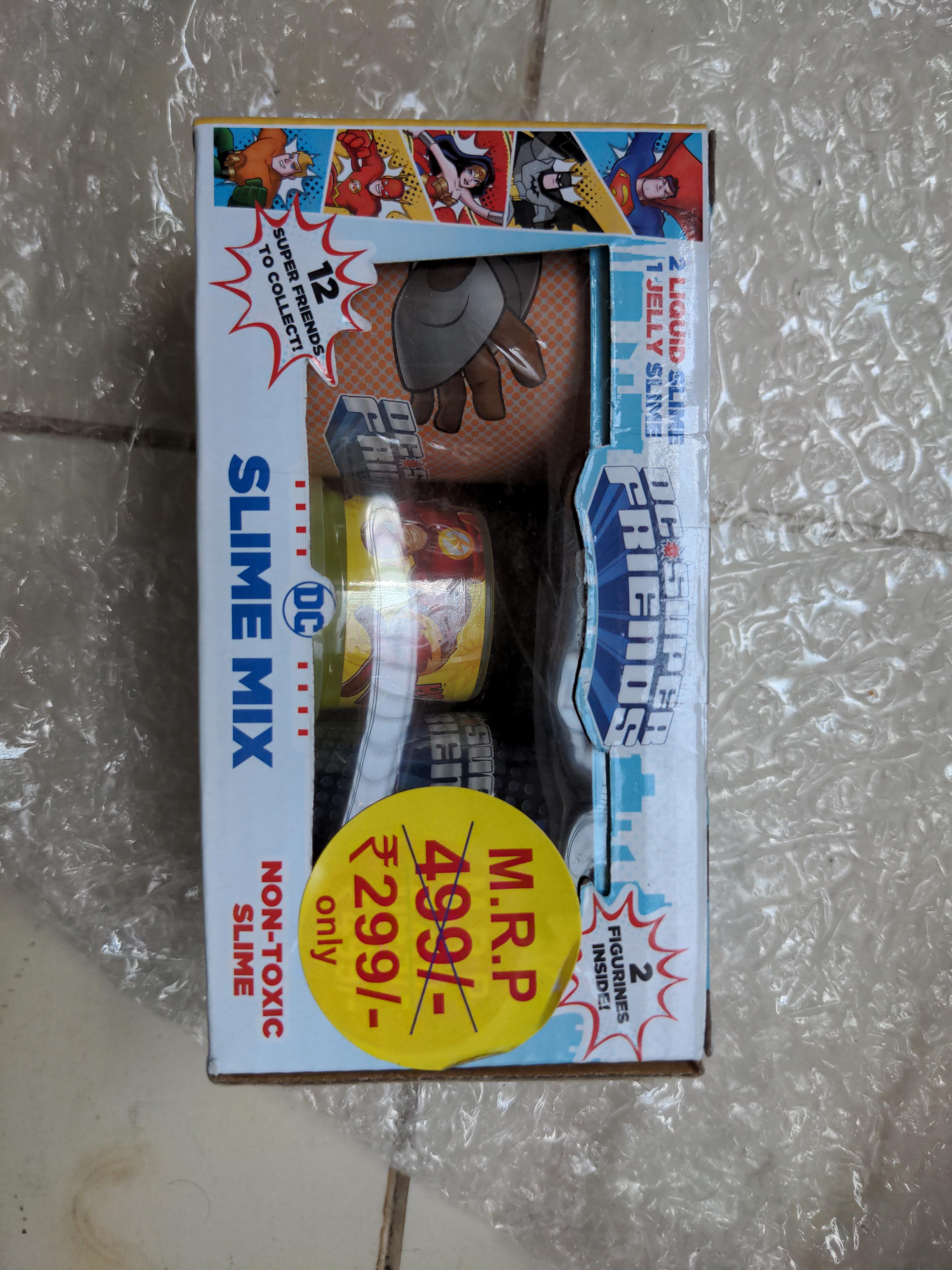 Buy DC Batman and Cyborg with Light Blue and Orange Liquid Slime ...