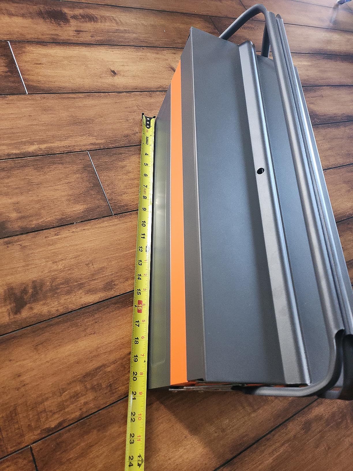 $9/mo - Finance Safstar 19 Inch Tool Box, Lockable Organizer Toolbox w ...