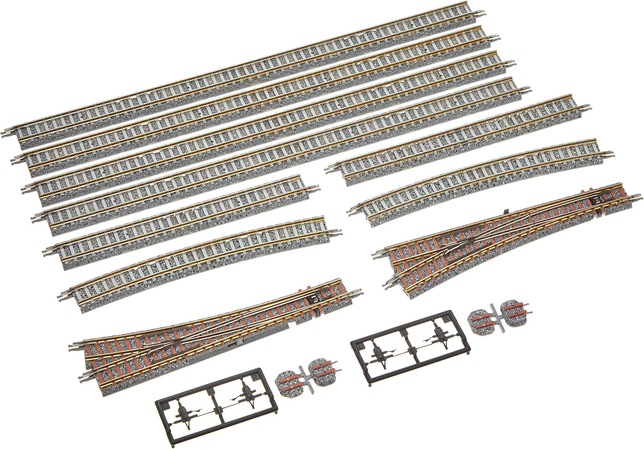TOMIX N Gauge Elevated Double Track Hierarchy Station Set Rail Pattern ...
