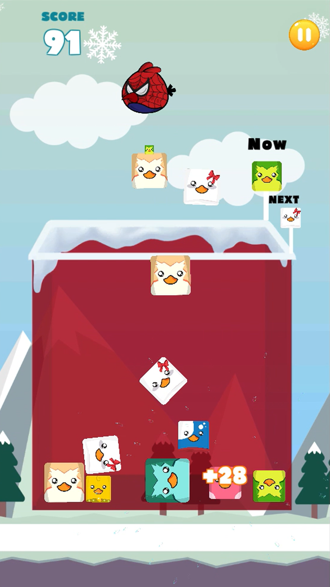 Angry Spider Merge Fruits - Watermelon Drop In Bird Land - App on ...