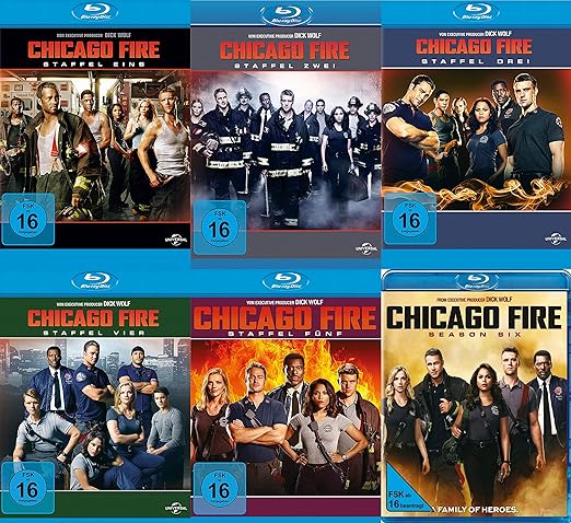 Chicago Fire - Complete Seasons 1+2+3+4+5+6 Blu-ray Set (33 Blu-ray ...