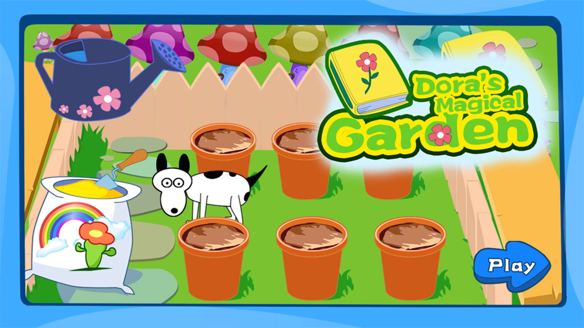 Dora's flowers planting garden free games for kids and preschool ...