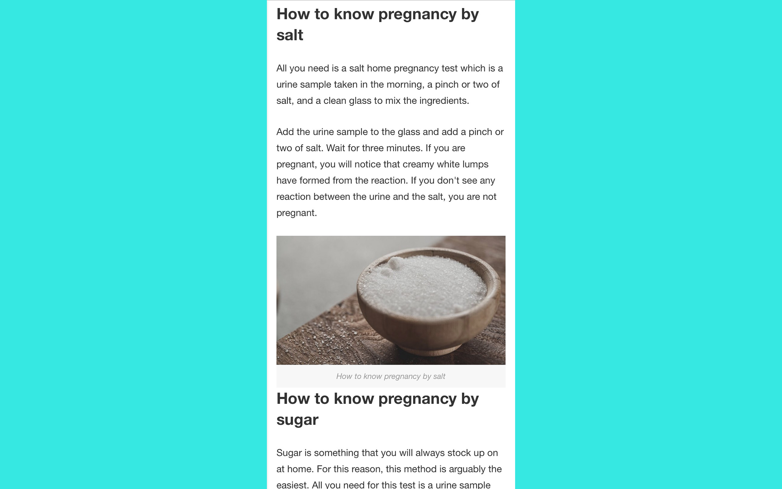 HOW TO RECOGNIZE PREGNANCY AT HOME GUIDE - App on Amazon Appstore