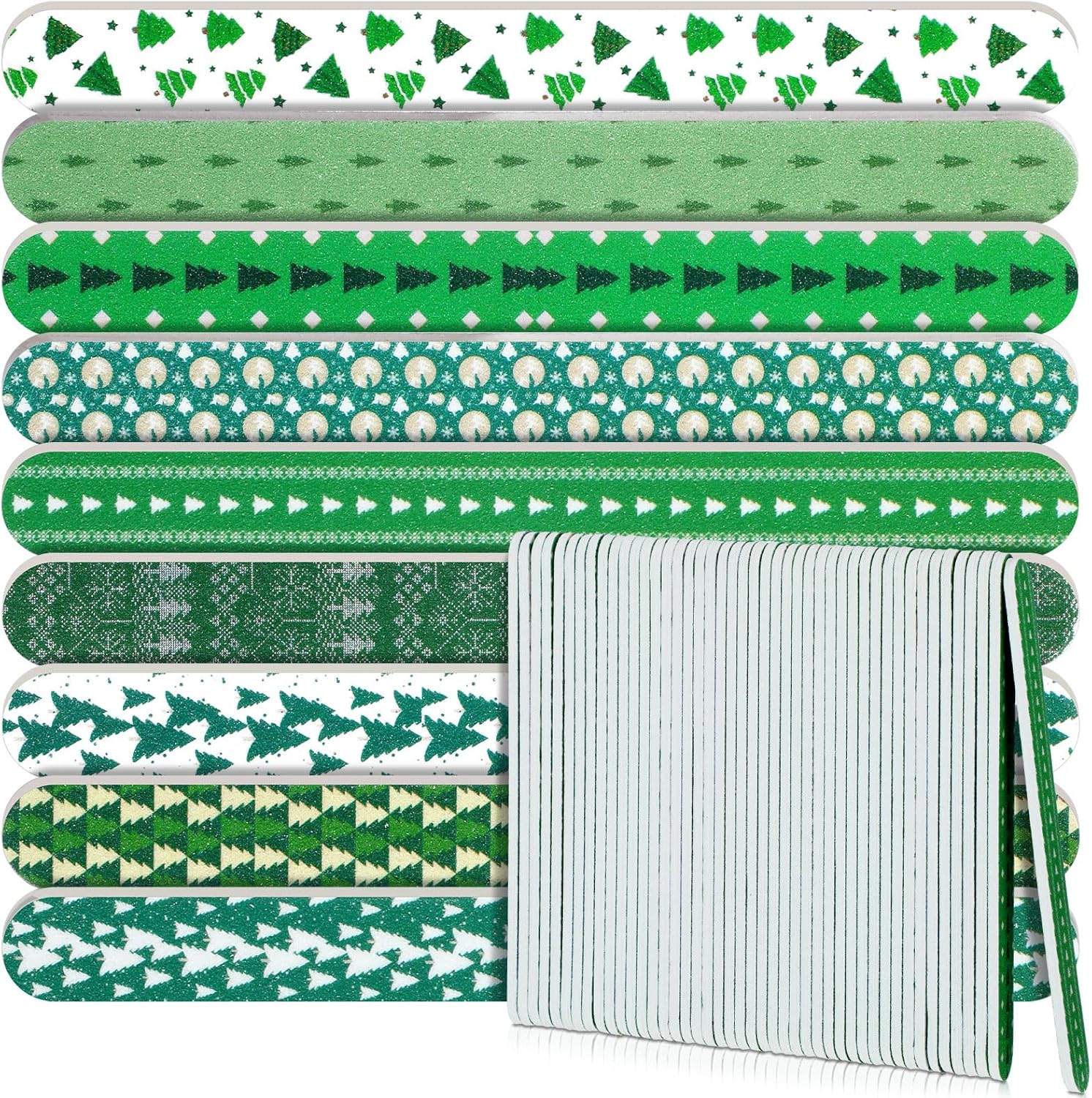 Amazon.com : Lanties 45 Pack Christmas Nail Files Gifts Bulk Holiday ...
