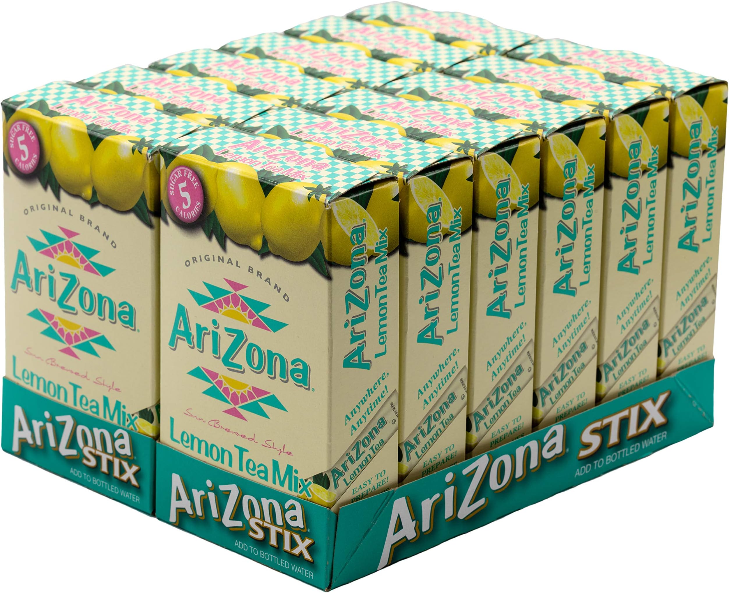 Amazon.com : Arizona Arnold Palmer Iced Tea Lemonade Powdered Drink Mix ...
