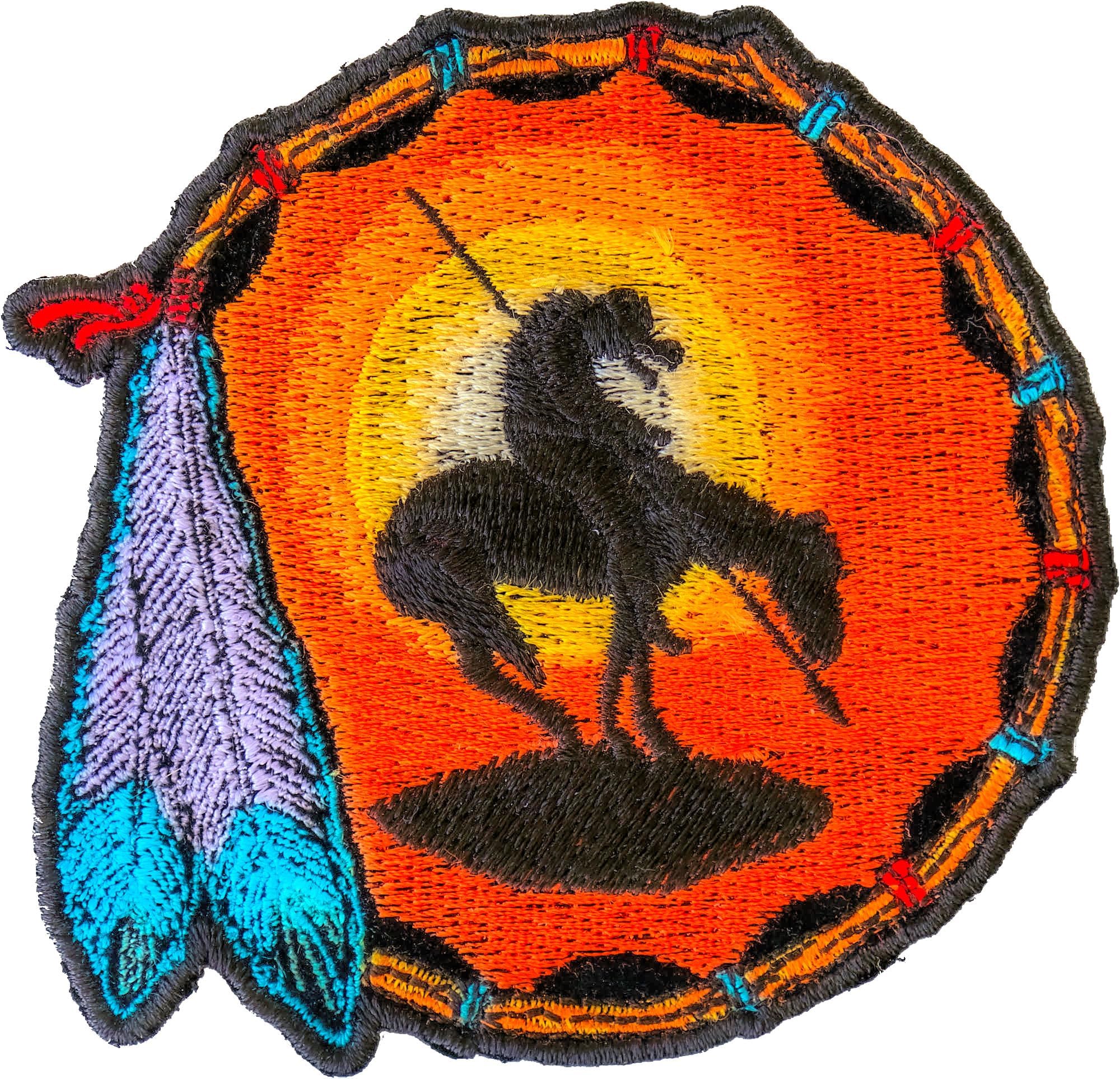 Amazon.com: Set of 4 Native American Indian Feather Patches - 3.5-4.1 ...