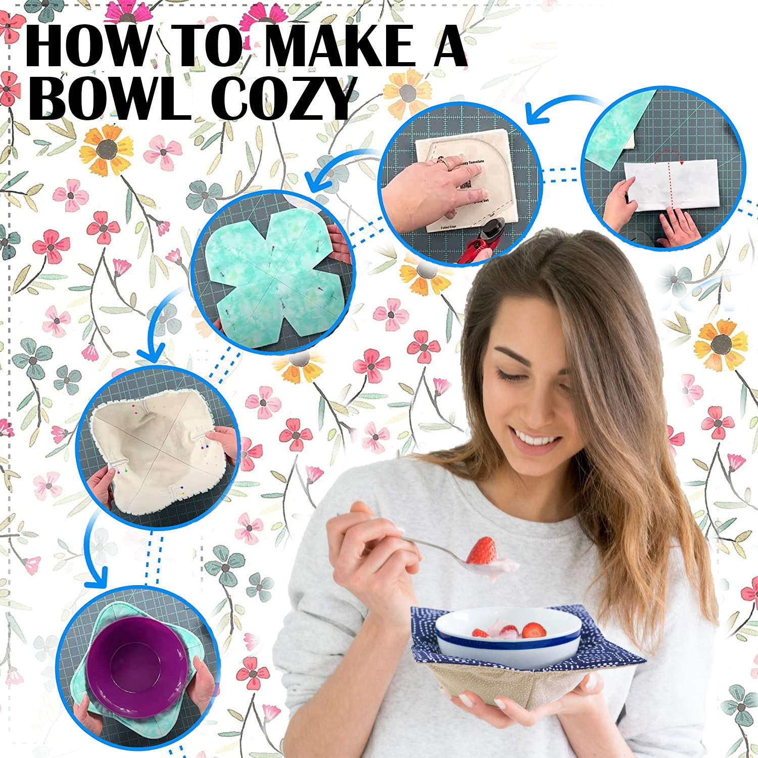 Large Bowl Cozy Template