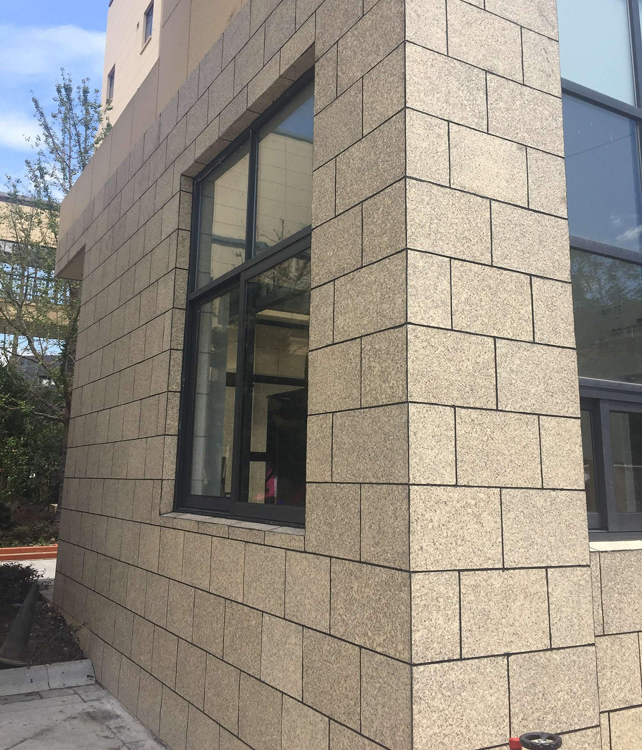 Outside Granite Facade