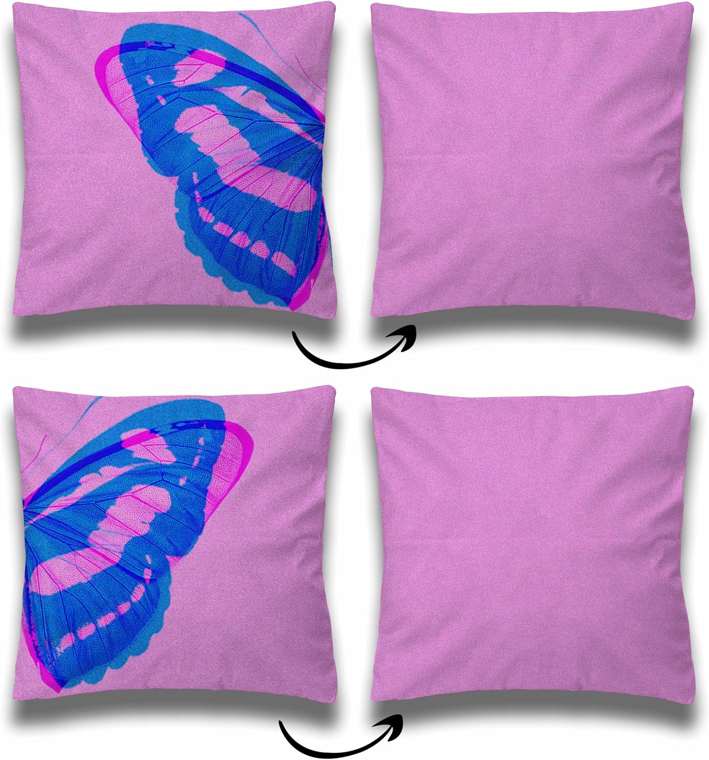 Amazon.com: YQV Butterfly Pillow, Boho Pillows, Set of 2, Double-Side ...