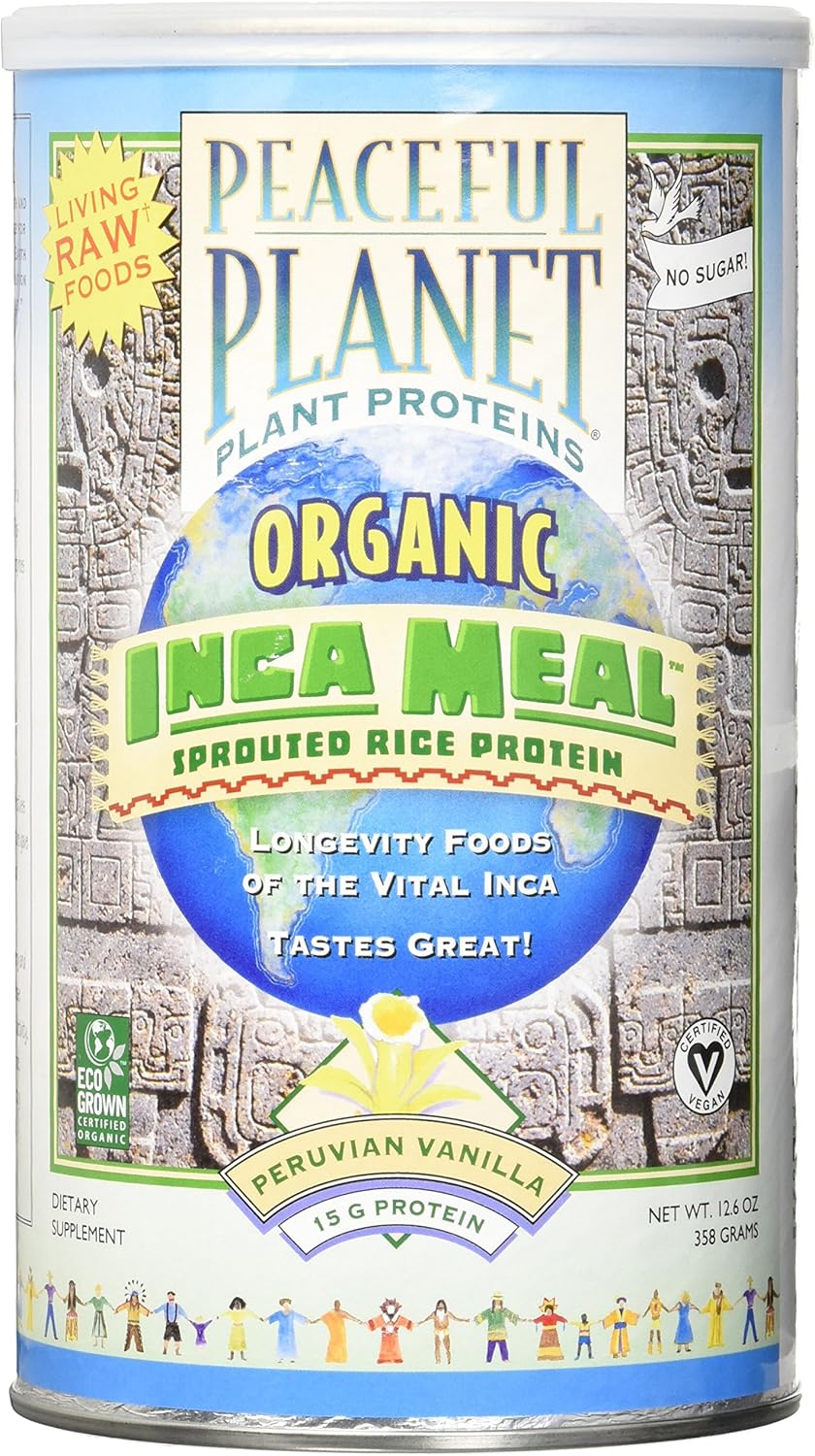 Amazon.com: VegLife Inca Meal Rice Protein Organic Powder, Vanilla, 358 ...