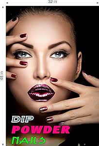 Dip Powder II Perforated See-Through Line Pattern Polypropylene Window ...