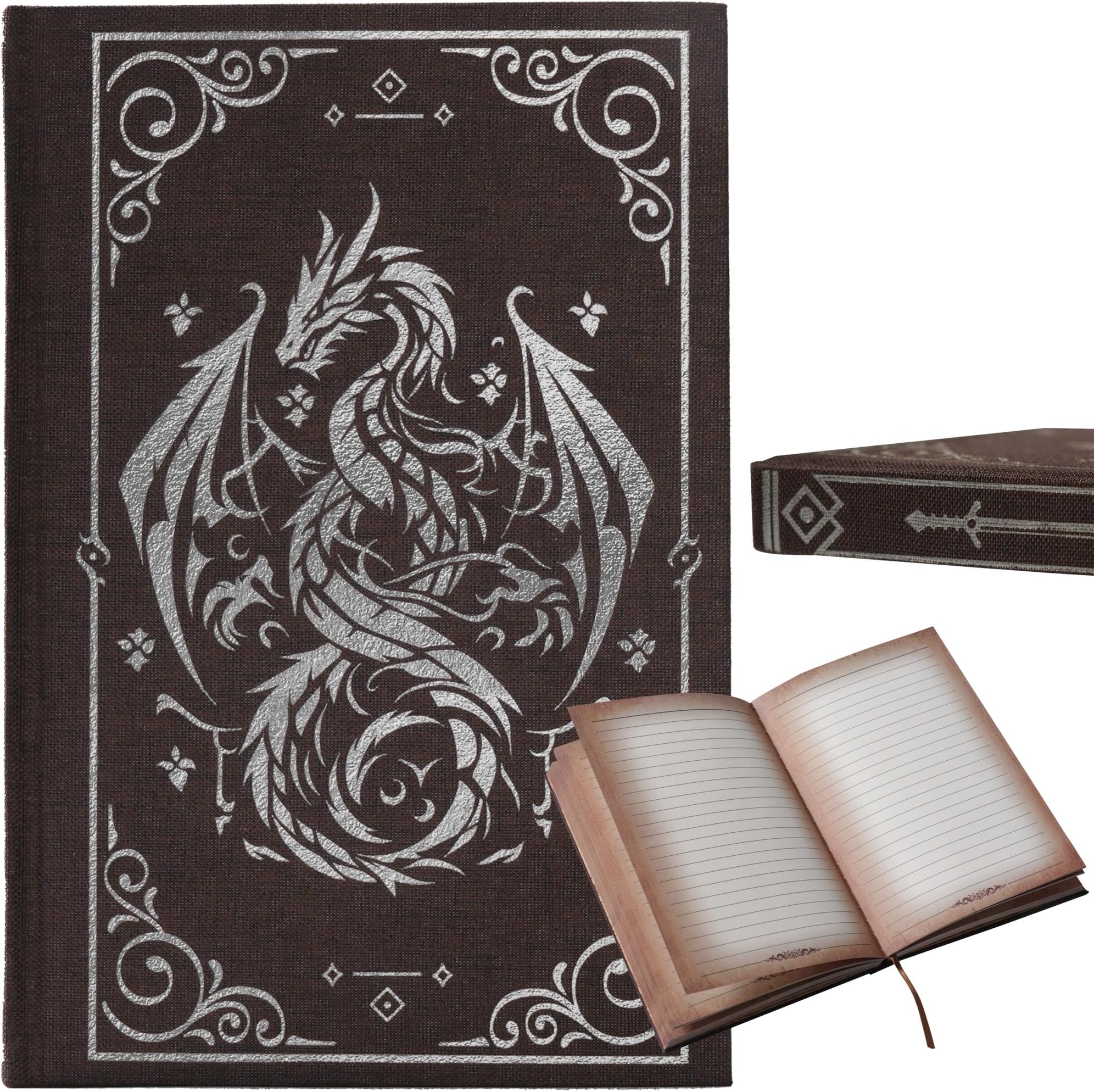 Amazon.com : Soar Forge Notebook Journal for DND - A5 Linen Cover with ...