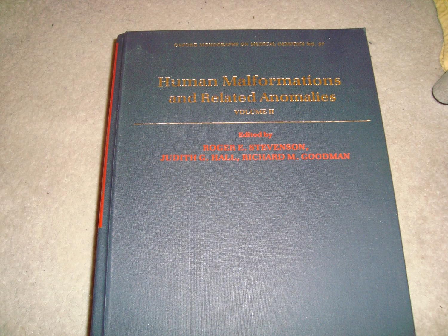 Human Malformations and Related Anomalies (2 Vol. Set): 9780195062328 ...