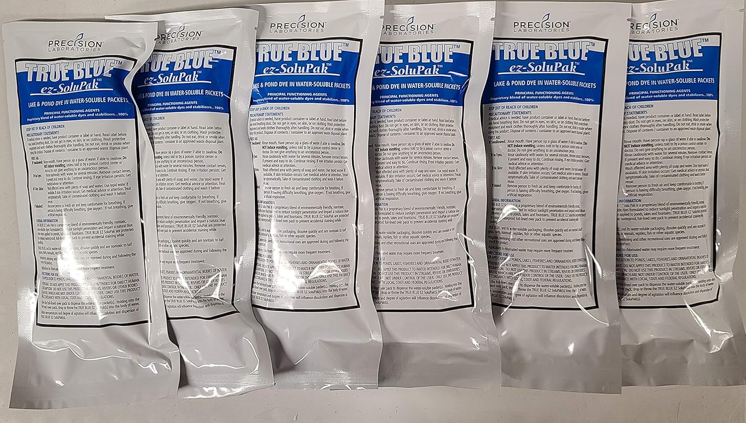 Amazon.com: True Blue EZ SoluPak Pond & Lake Dye - 6 Pack : Patio, Lawn ...