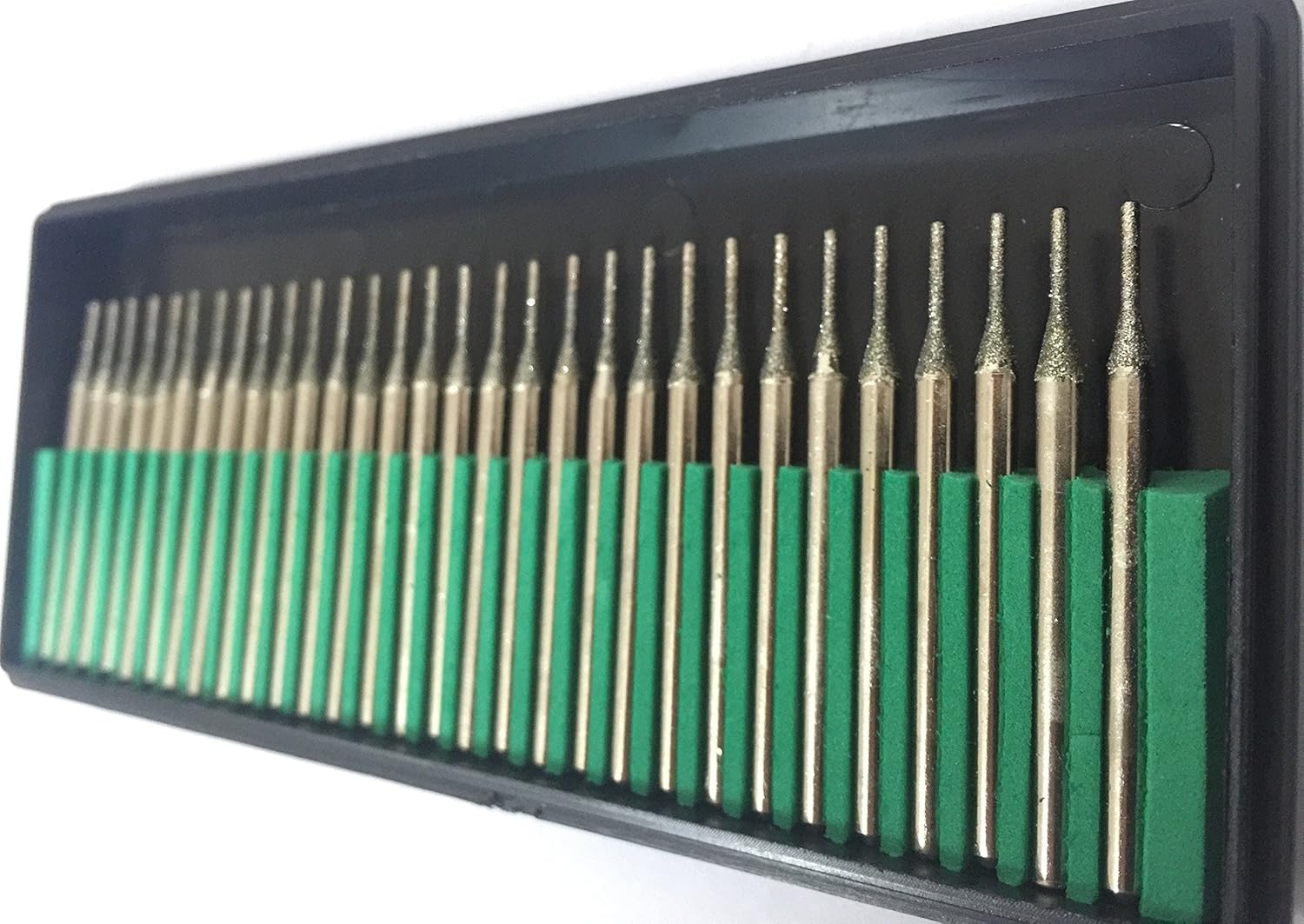 30 Pack 1mm Diamond Drill Bit Jewelry Beach Sea Glass Shells Gemstones ...