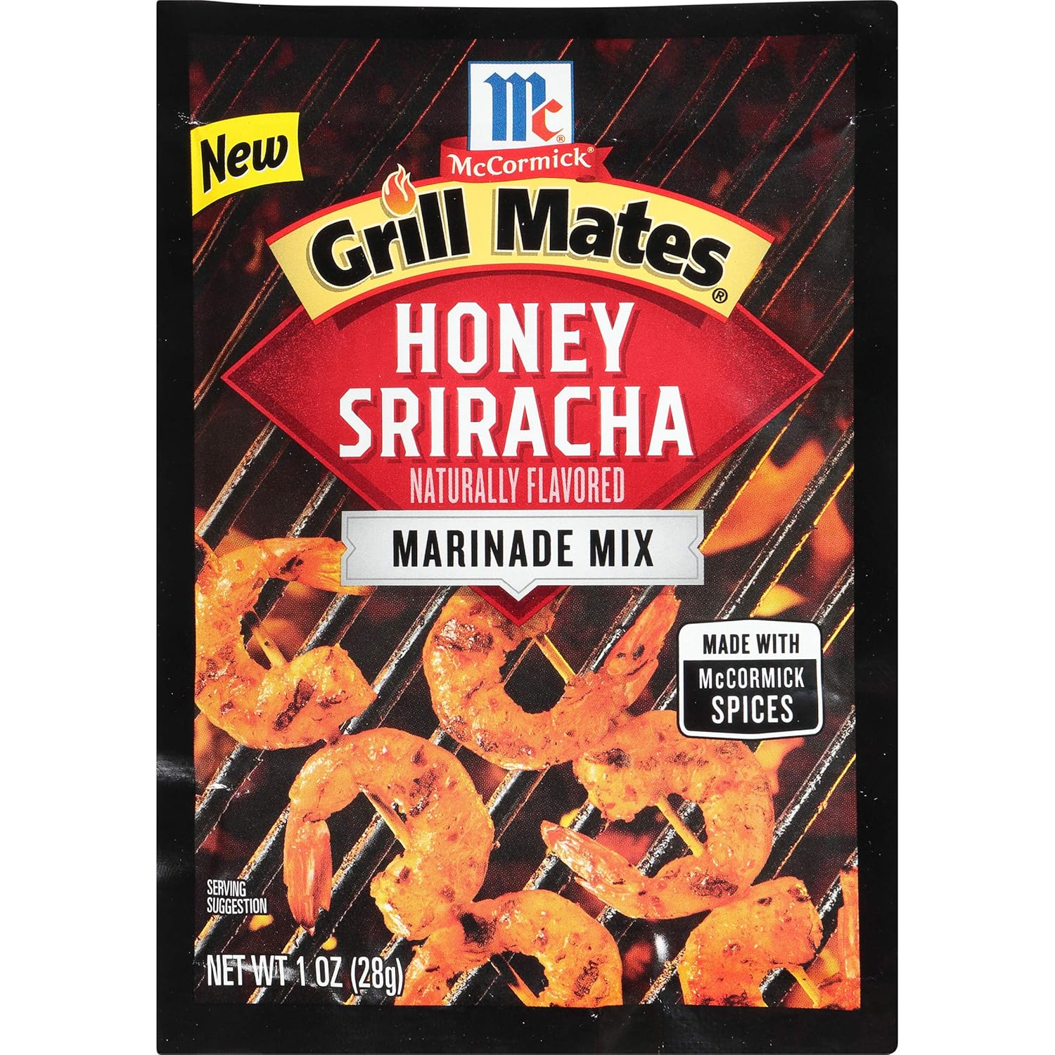Amazon.com : McCormick Grill Mates Honey Sriracha Marinade Mix, 1 oz ...