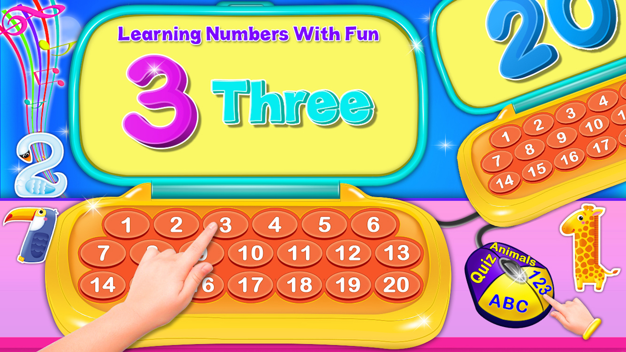 Kids Laptop - Alphabet, Numbers, Animals Educational 2:Amazon.com ...