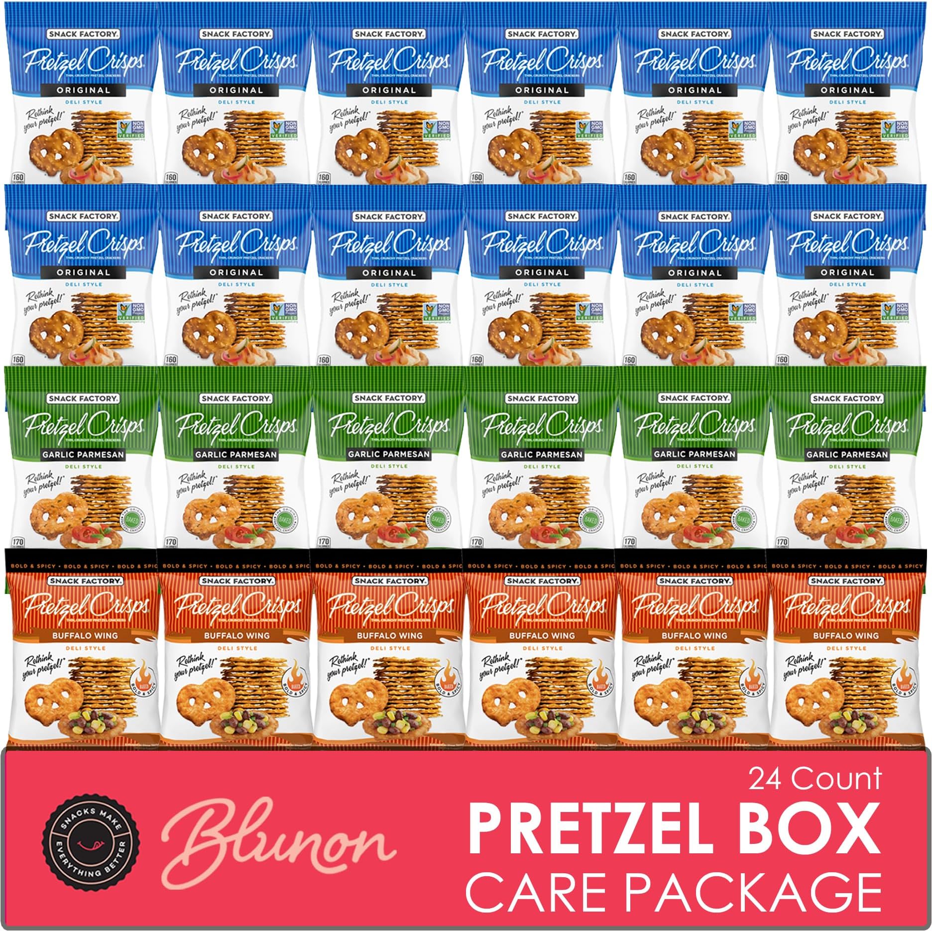 Amazon.com: Stellar Pretzel Braids, Maui Monk Sweet Onion, 24 Mini ...
