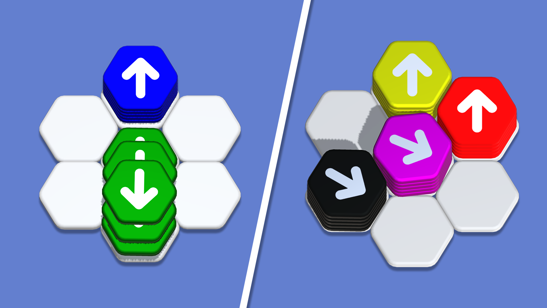 Hexa Block Puzzle Take Away Tapping Master: Hexa_Blocks Color Sorting ...