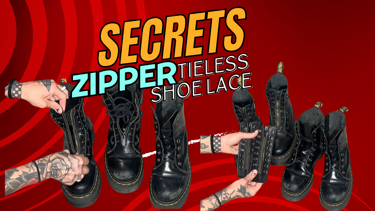 Watch Honest Review Zipper Lace boot Eyelet Inserts Tieless on Amazon Live