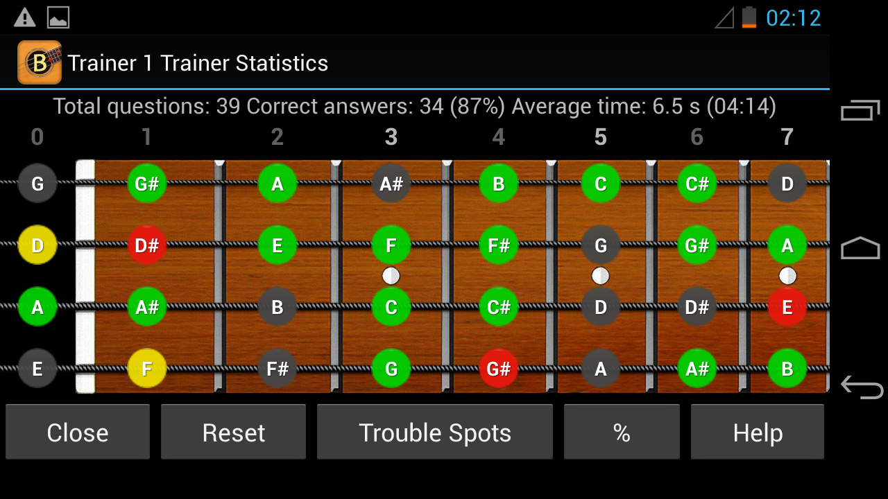 Bass Guitar Note Trainer - App on Amazon Appstore