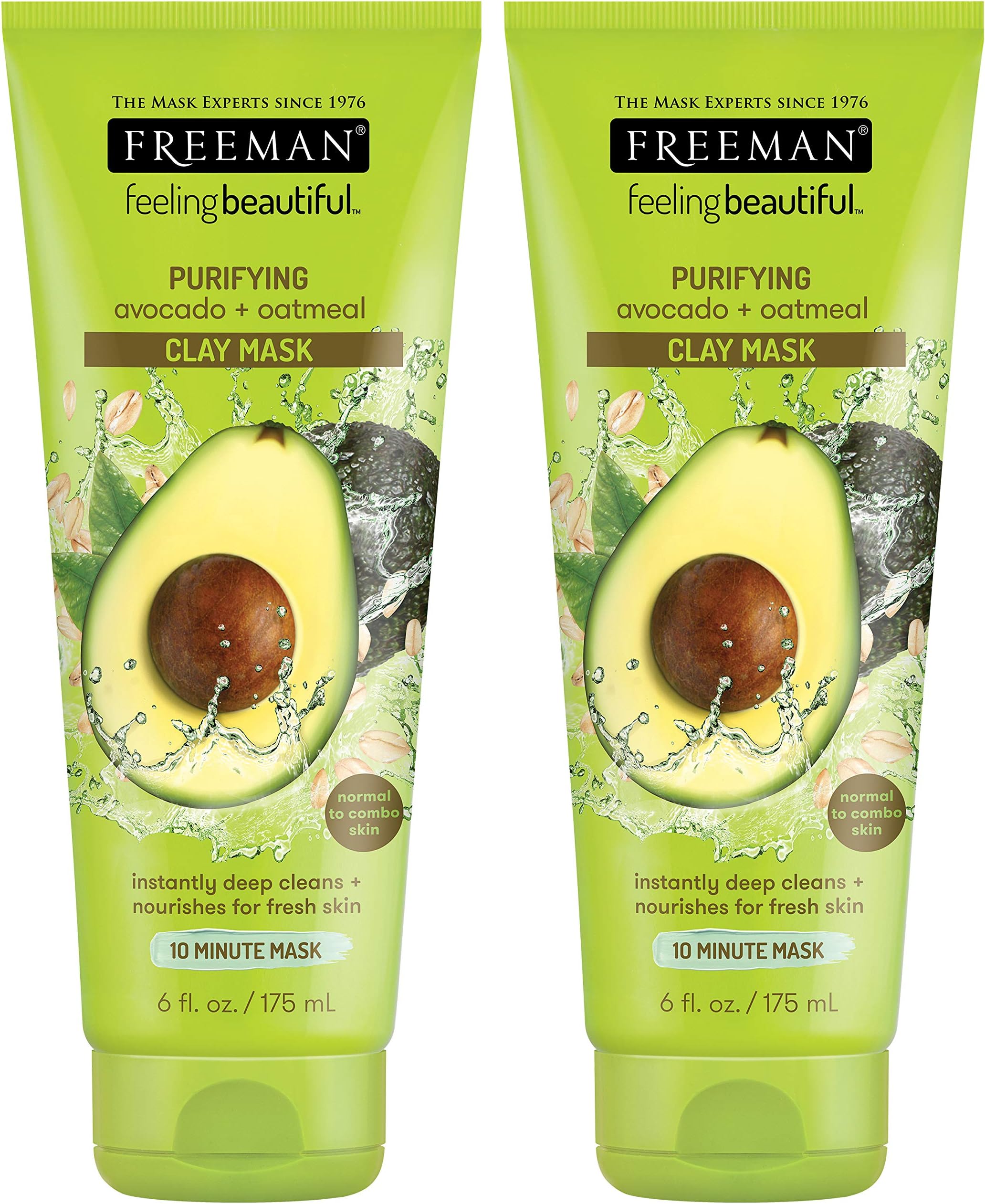 Amazon.com : Freeman Feeling Beautiful Facial Clay Masque Avocado ...