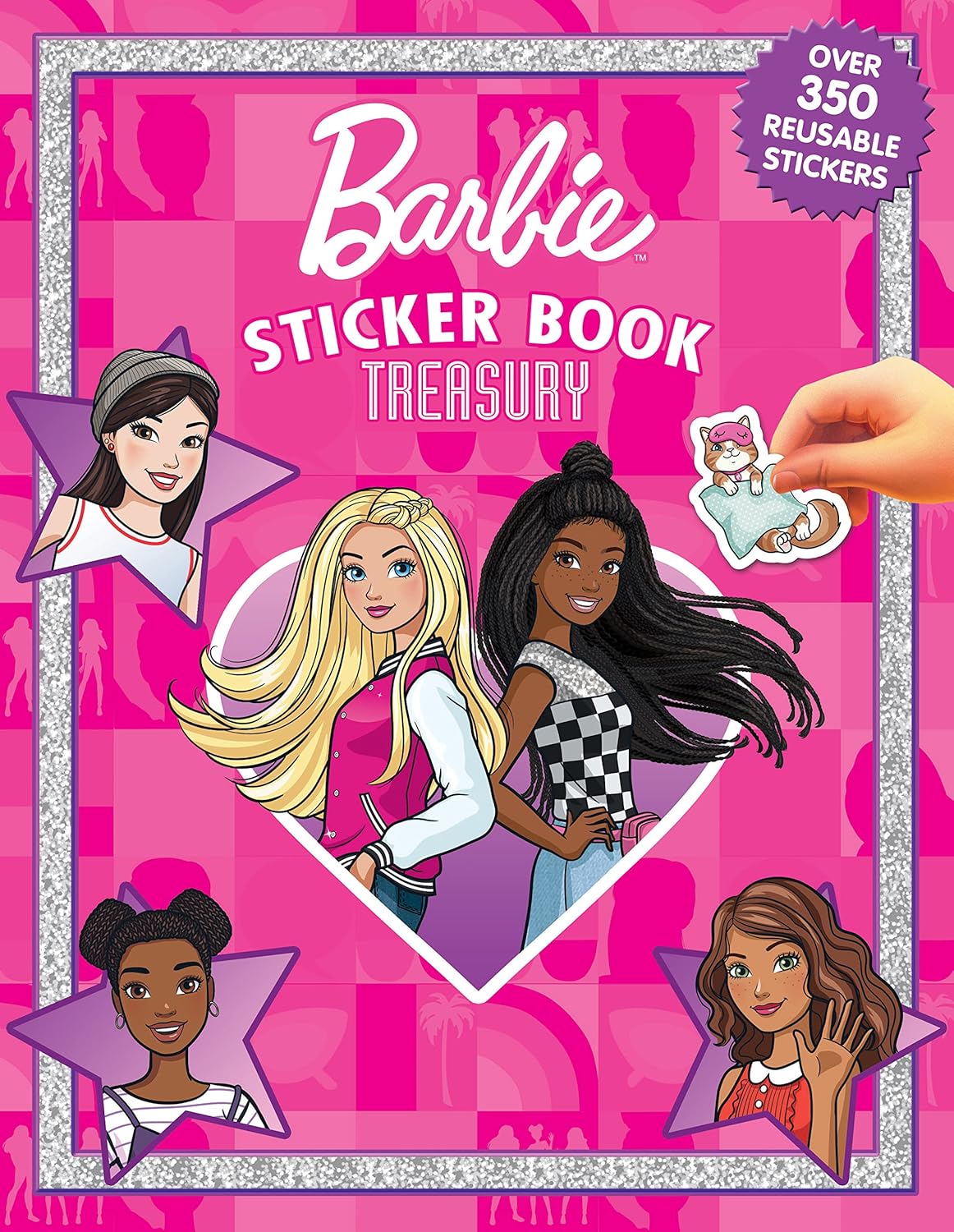 Barbie Sticker Book Treasury - Activity Books for kids, 350 reusable ...