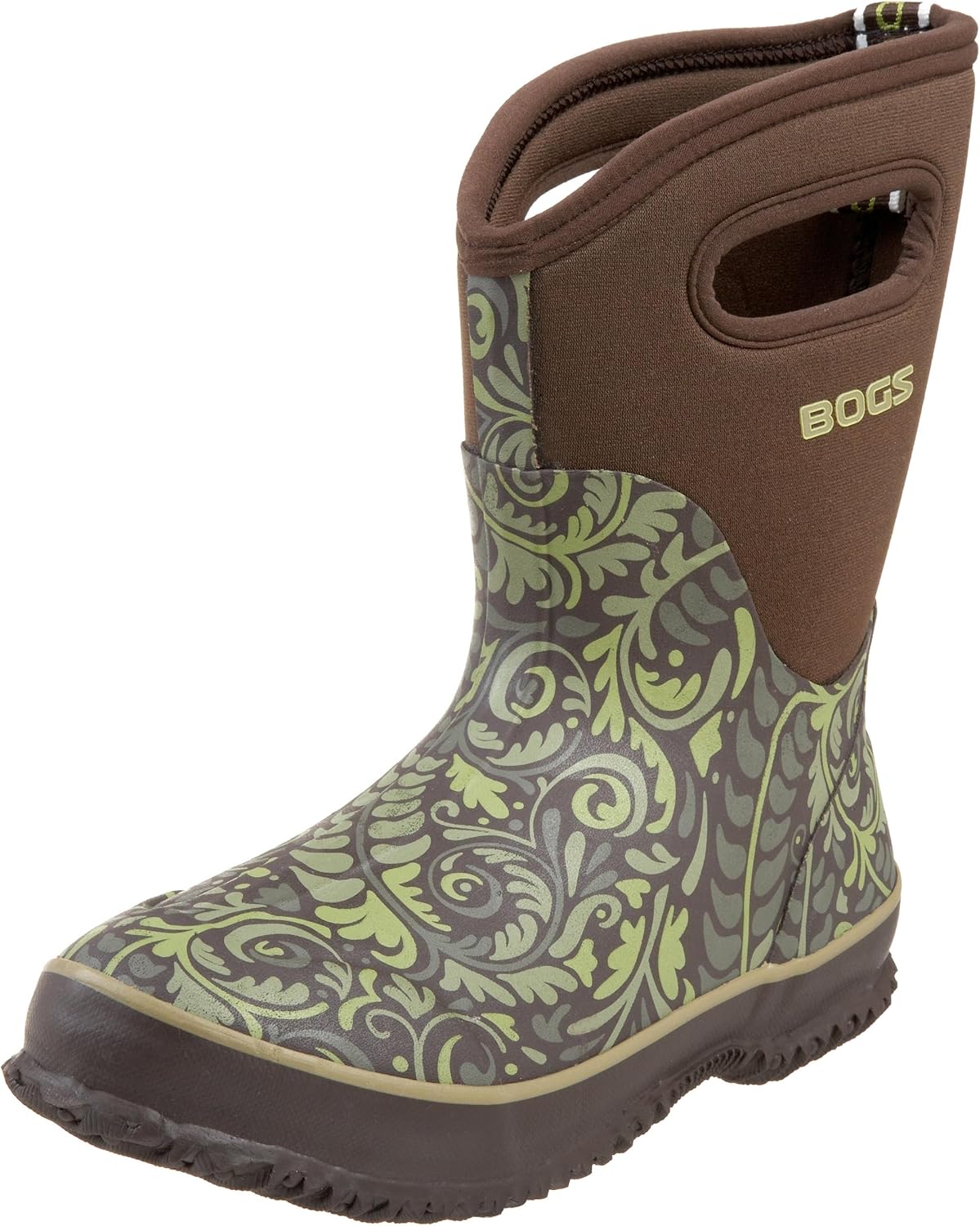 Bogs Unisex-Adult Classic Ultra Mid Fern Wellington Boot 52127 8 UK ...
