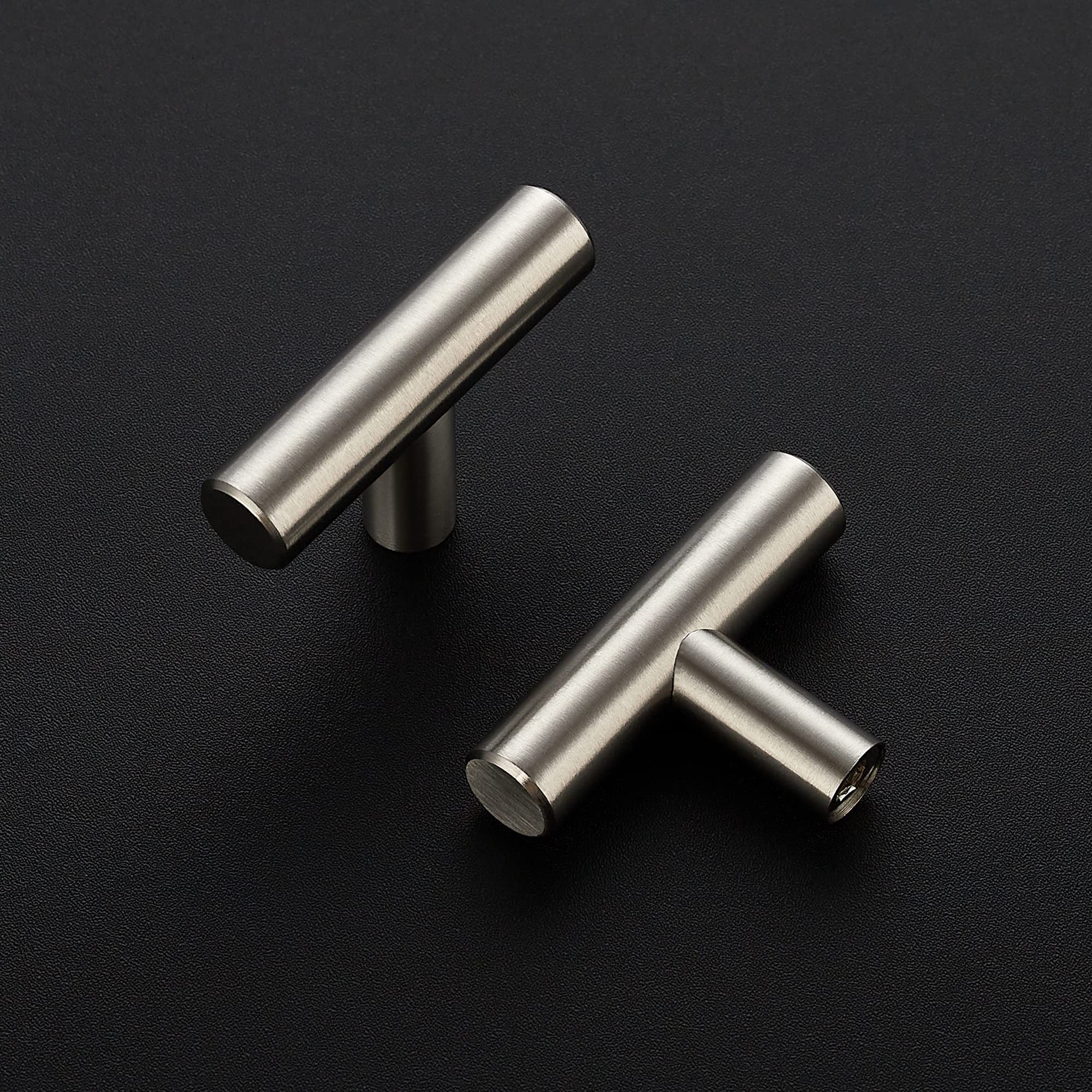 Snapklik.com : 2 Cabinet Handles Stainless Steel Satin Nickel Kitchen ...