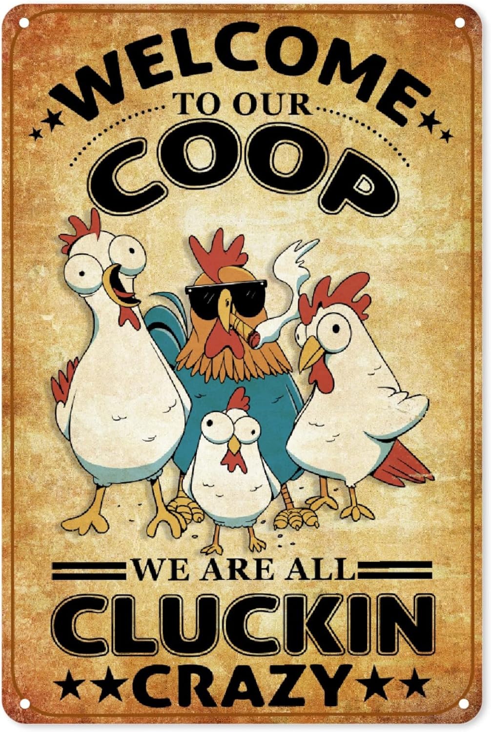 Amazon.com: Funny Animal Reminder Slogans Poster 8 X 12 Inches Aluminum ...