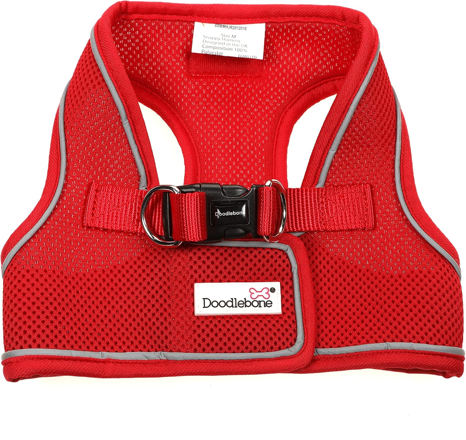Doodlebone Original Snappy Dog Harness (Ruby, 3) : Amazon.co.uk: Pet ...