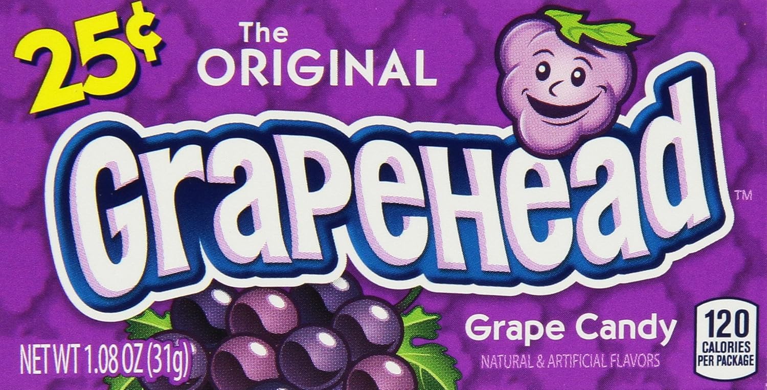 Amazon.com : Grapehead 24 Packs : Hard Candy : Grocery & Gourmet Food