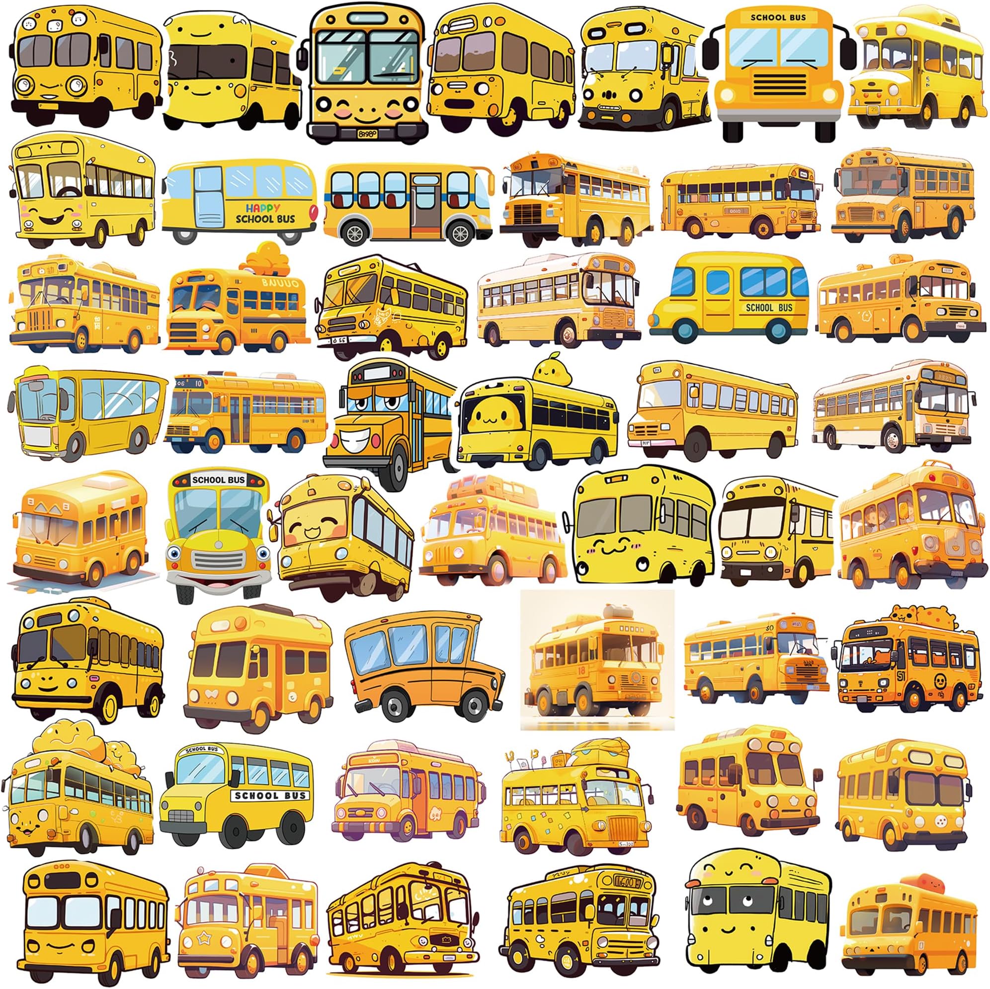 Amazon.com: Go The Extra Mile Transportation Themed School Bus Driver ...