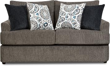 Amazon.com: Lane Home Furnishings Grandstand Flannel Loveseat, Husk ...
