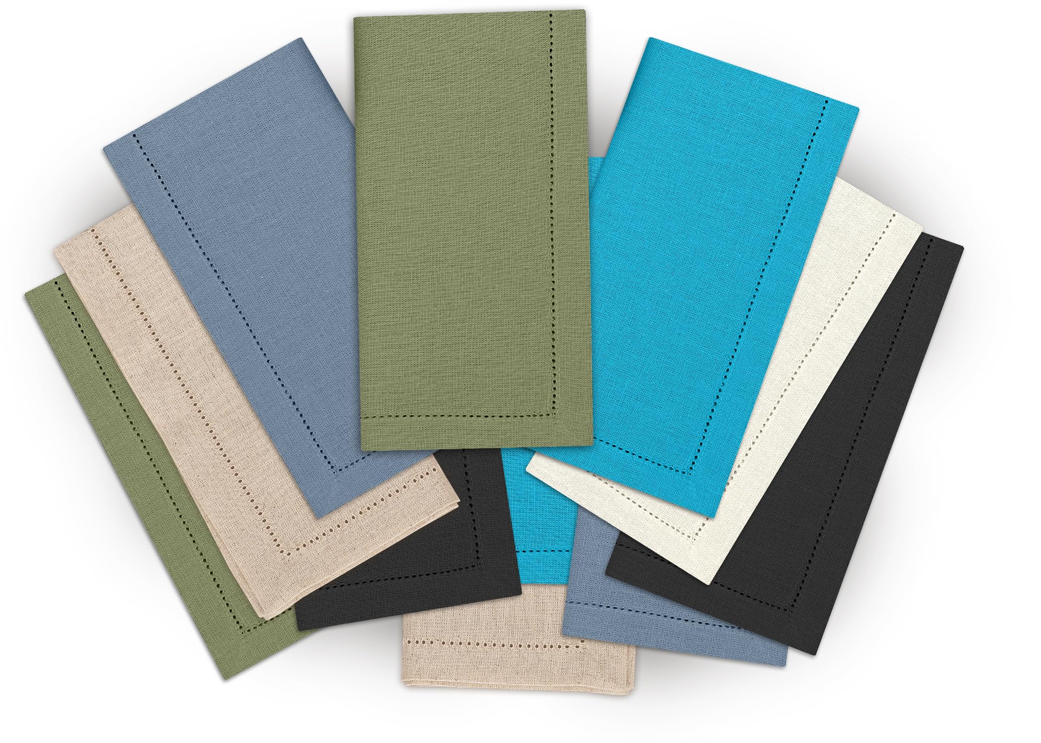 Snapklik.com : Ruvanti Premium Linen Napkins Set Of 12-20x20 Inch ...