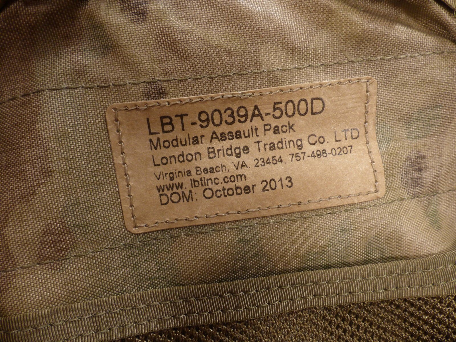 LBT 9039A Modular Assault Pack Crye Multicam- Buy Online in India at ...