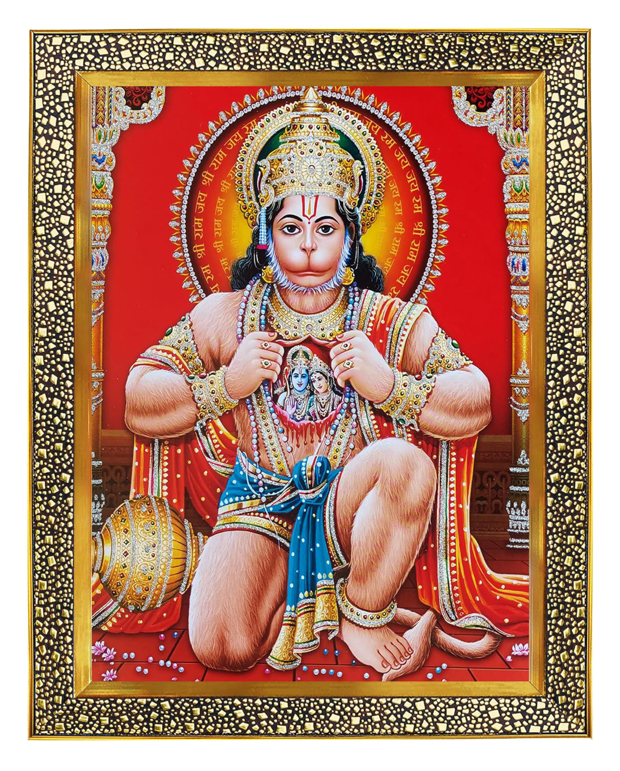 Hanuman Dada Shows Ram Rama Sita Hanuman Hi Res Stock Photography And