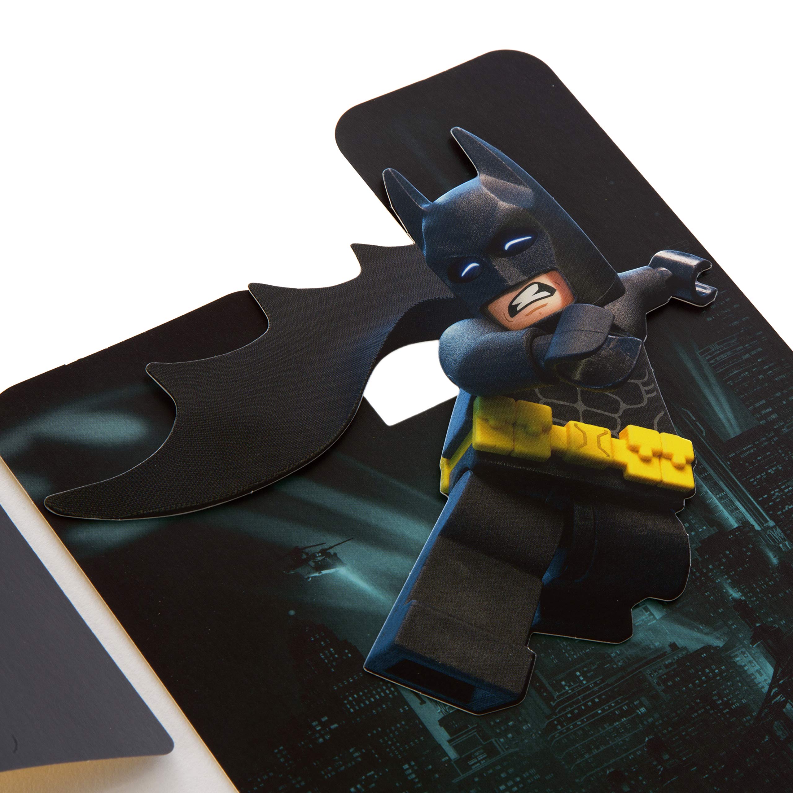 Buy Age 5 Birthday Card from Hallmark - 3D Pop-Out Lego Batman Design ...