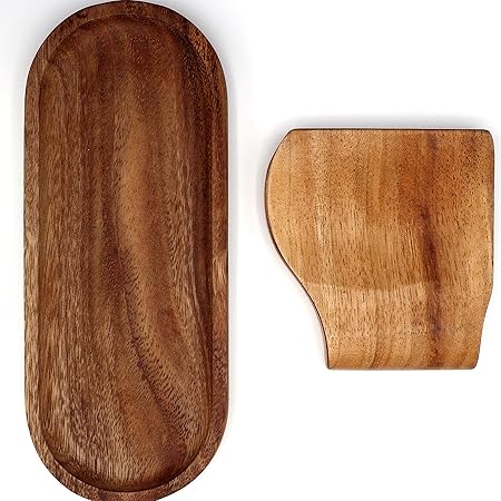 Amazon.com: Kamenstein Acacia Wood, Spoon Rest, Natural: Home & Kitchen