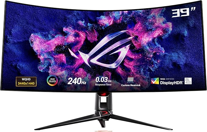 ASUS ROG Swift OLED PG39WCDM - 39 Zoll UWQHD Curved Gaming Monitor ...