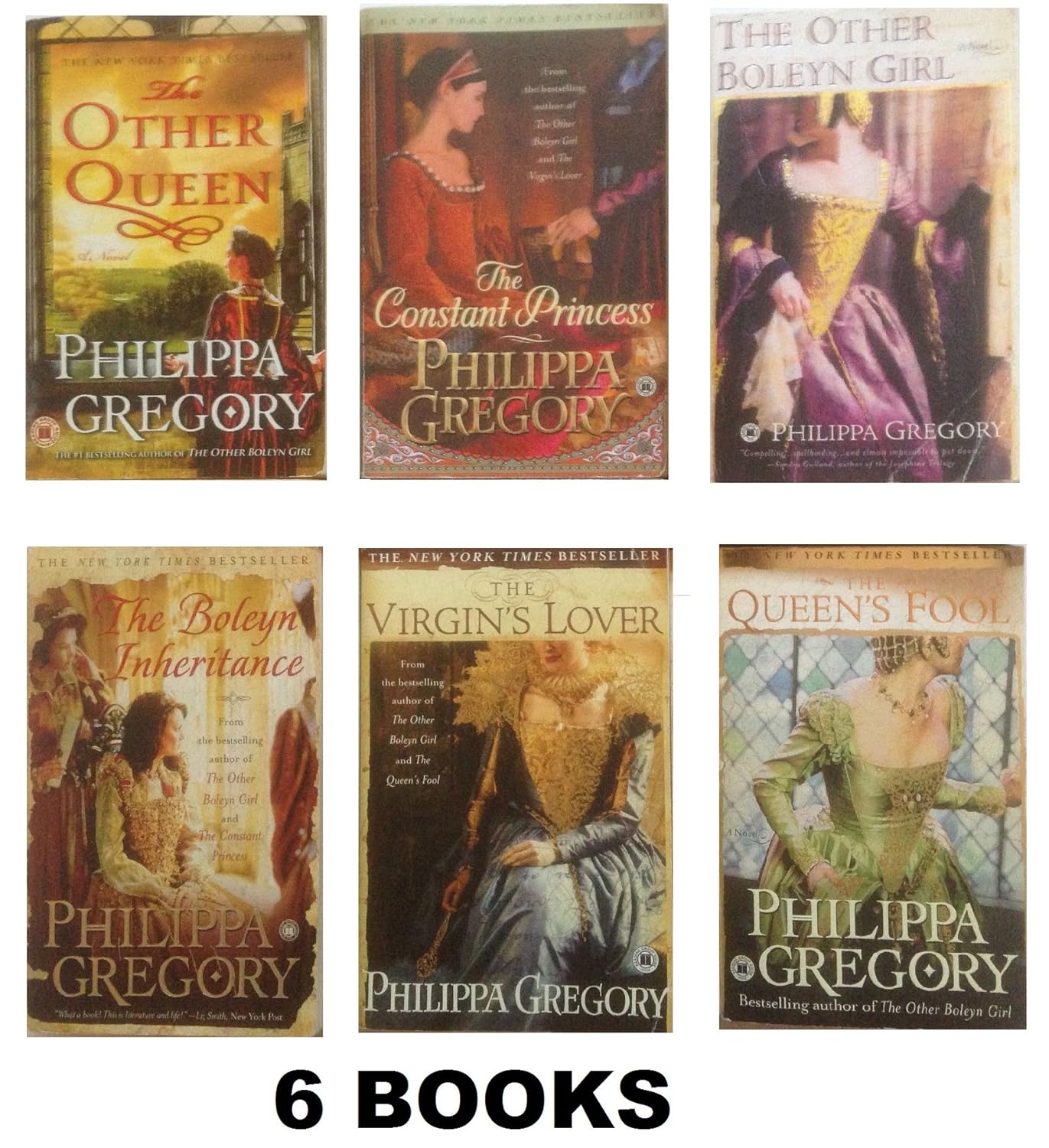Philippa Gregory's Tudor Court 6-Book Set: The Constant Princess, The ...
