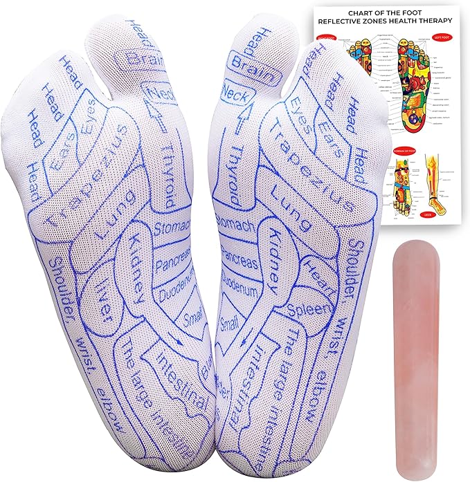 Amazon.com: TOOLERA Reflexology Socks with Massage Tool - Ultimate Foot ...