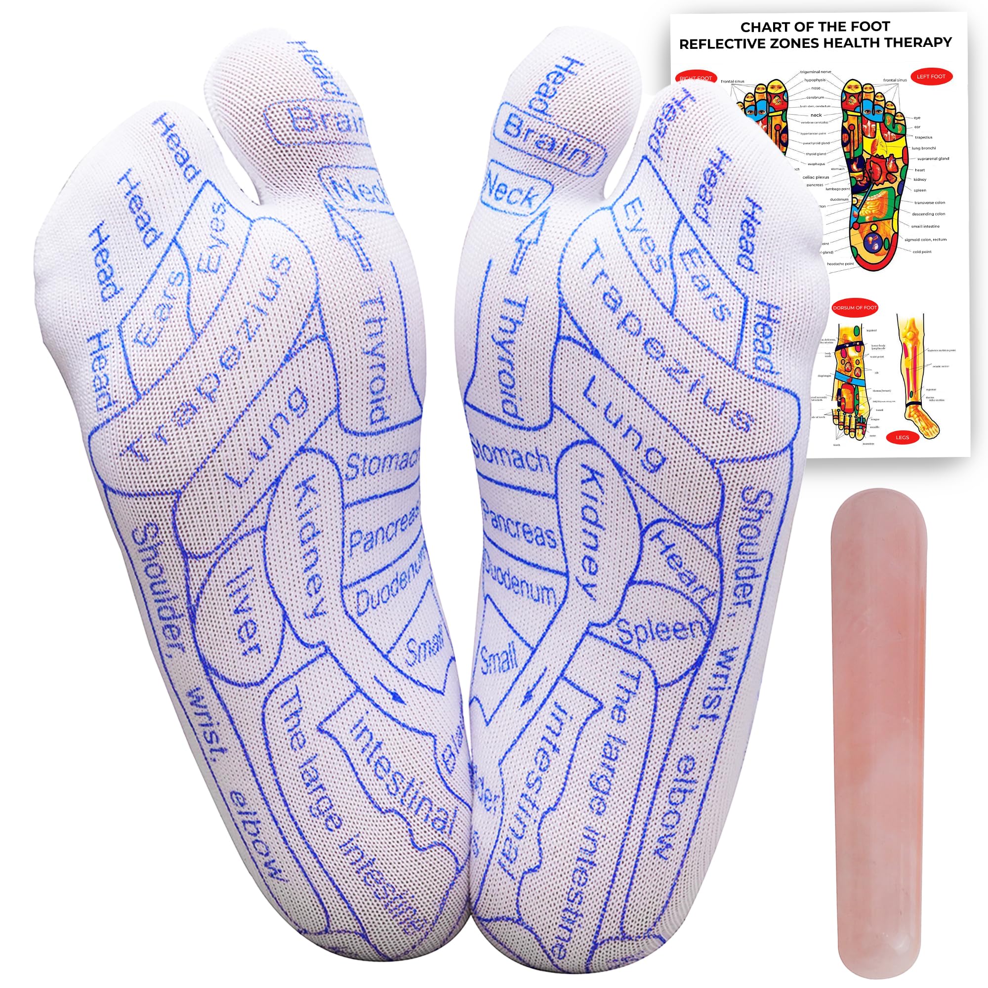 Amazon.com: TOOLERA Reflexology Socks with Massage Tool - Ultimate Foot ...