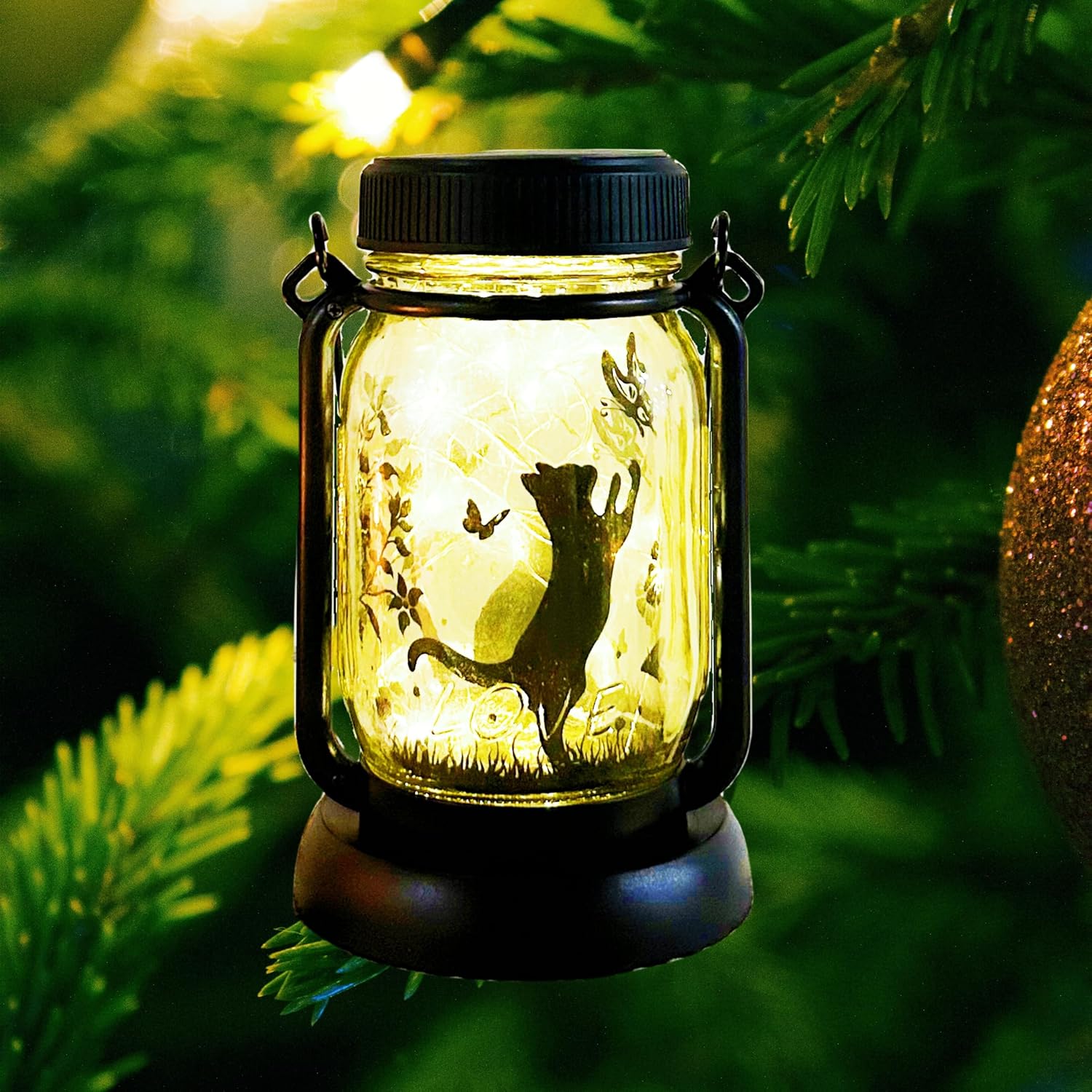 Amazon.com: Cat Solar Garden Lights, Mothers Day Gift, Gift for Mother ...