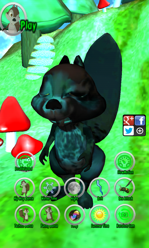 Slice It & Talk: Squirrel Fun (Free):Amazon.com:Appstore for Android
