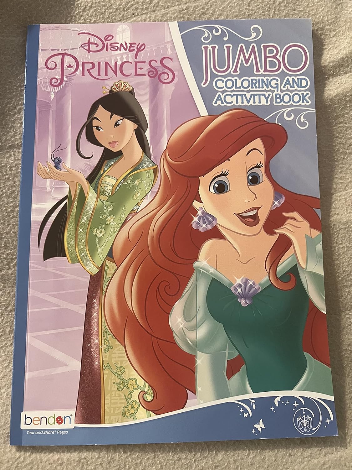 Disney Princess Jumbo Coloring and Activity Book with Princess Tiana ...
