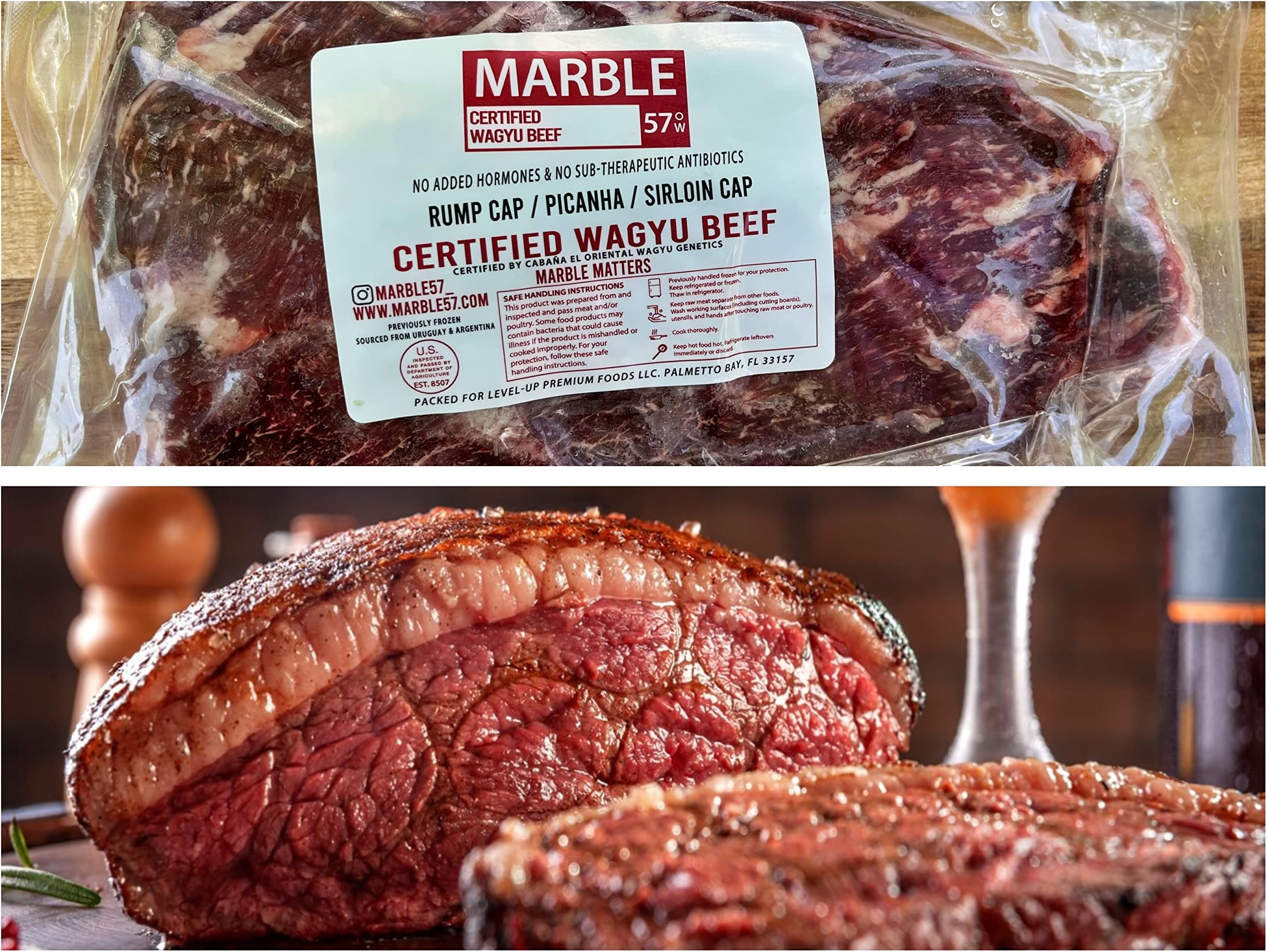 Amazon.com: MARBLE 57° WHOLE WAGYU BRISKET, 10-12 Pounds. SHARE THE ...